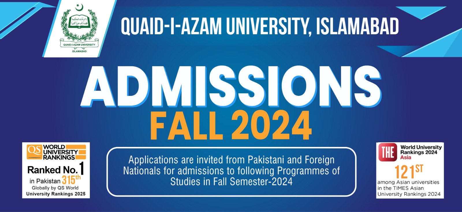 QAU – Islamabad, Pakistan