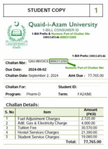Instructions for Online Payment – QAU